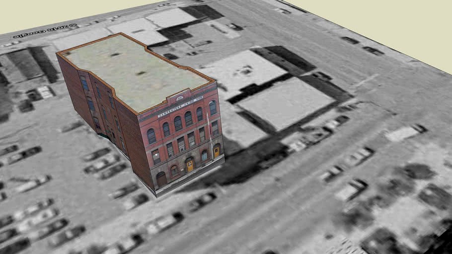 Carpenters Union Building 3d model