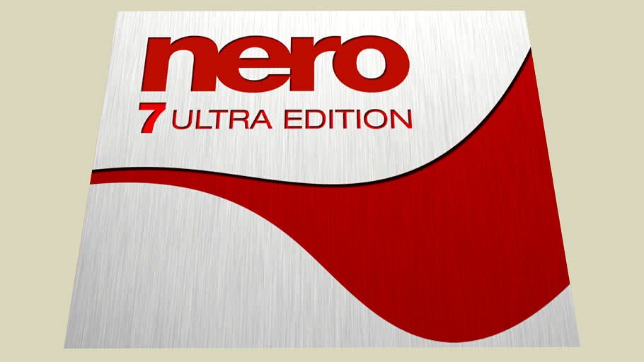 Nero 7 Ultra Edition Wallpaper 3d model