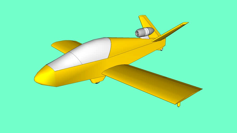 SubSonex - small jet homebuilt 3d model
