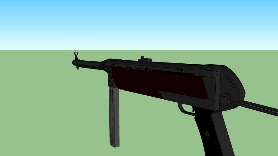 MP40 Submachine gun 3d model