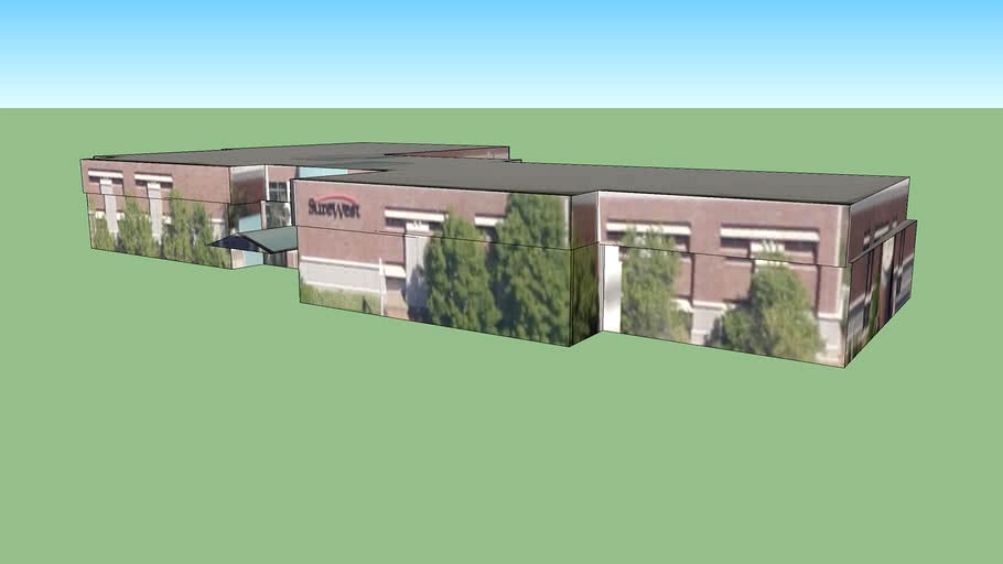 Junction Crossing Building A 3d model