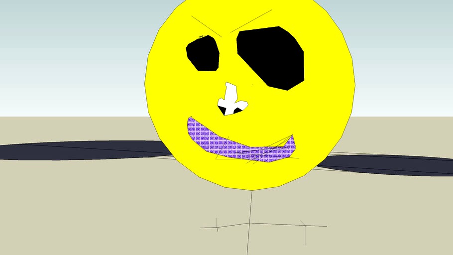 smiley face 3d model