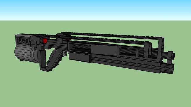 Helghast STA 52 Assualt Rifle 3d model