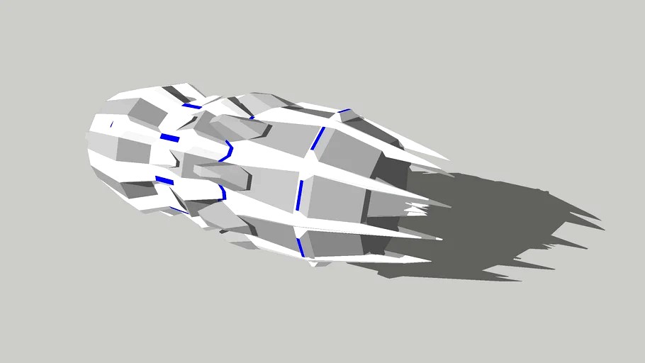 Sci Fi Jet Engine 3d model