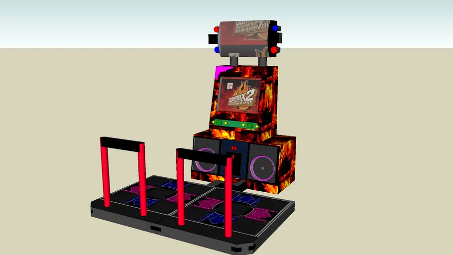 DDR_ARCADE 3d model