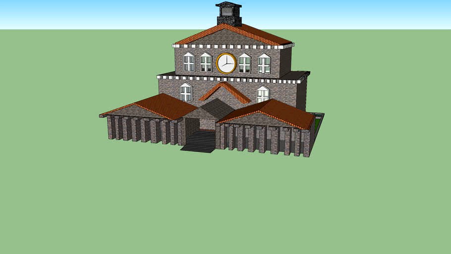 Clock tower 3d model