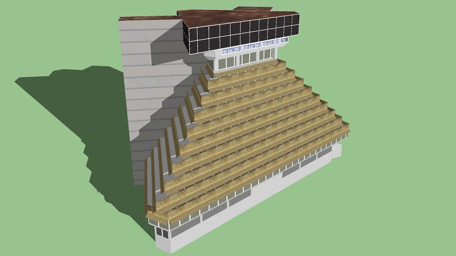 Immeuble Pyramide 3d model