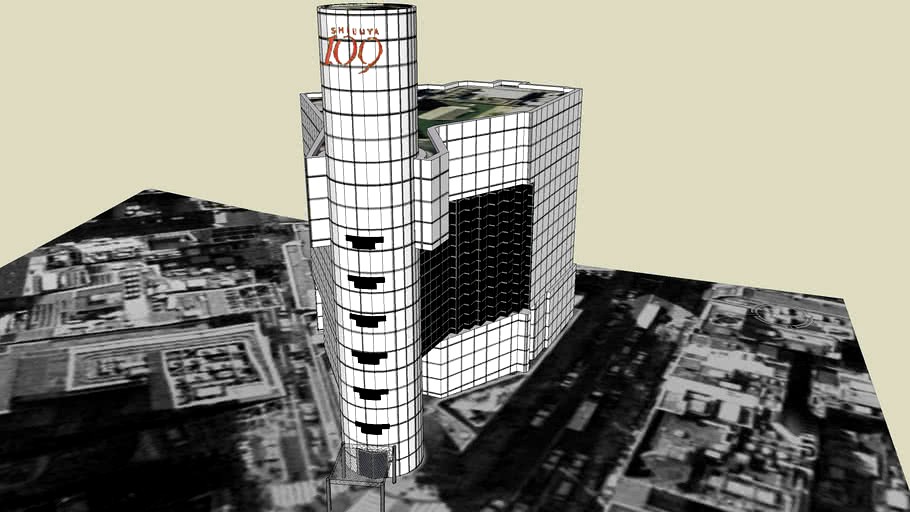 Shibuya 109 3d model