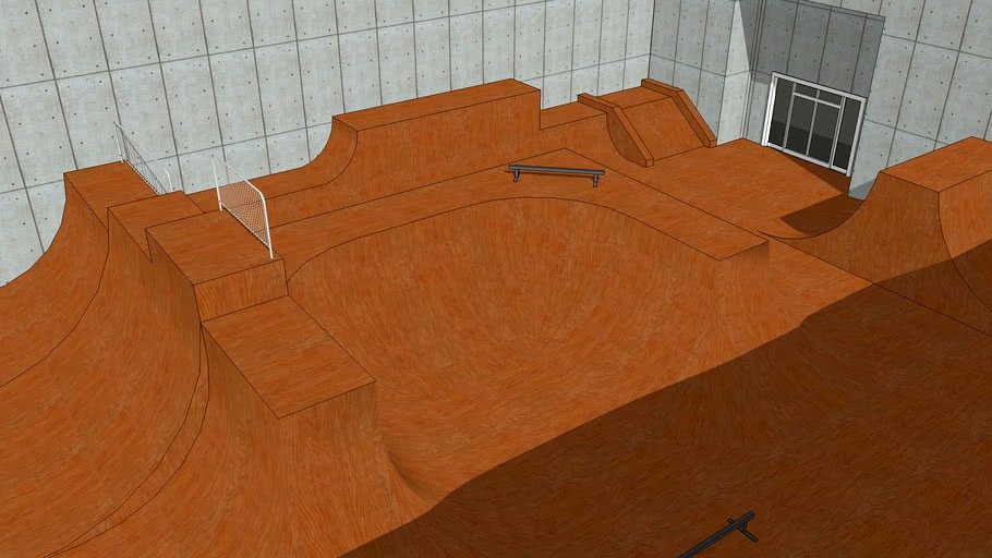 Vert Skatepark 3d model