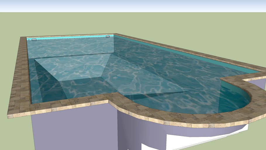 piscine 3d model