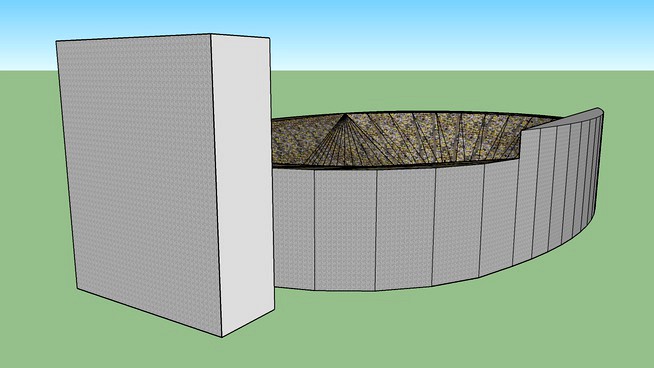 Rock Stadium 3d model