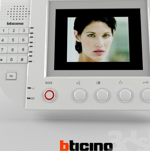 bticino video intercom 3d model
