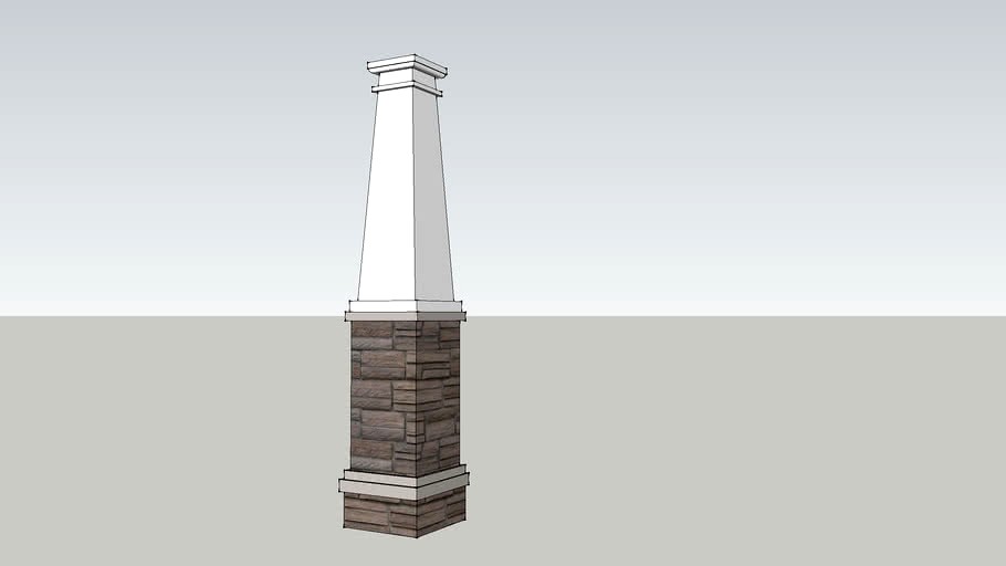 square column 3d model