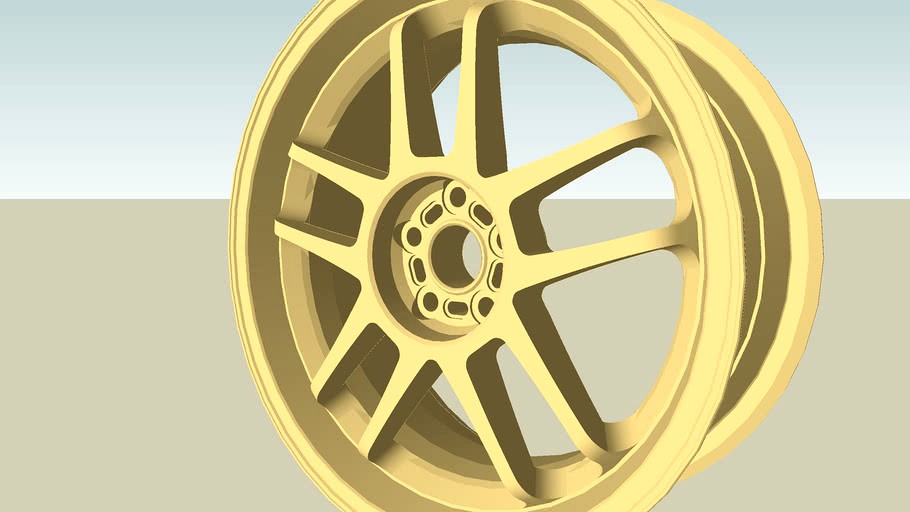 ROTA SubZero 18x8 5PCD100 3d model