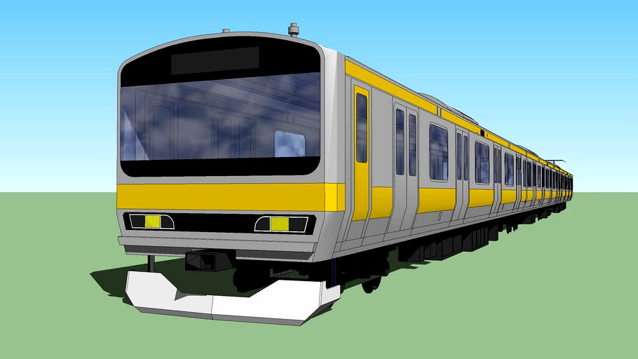 JR東日本 E231系900番台 中央・総武緩行線 3d model
