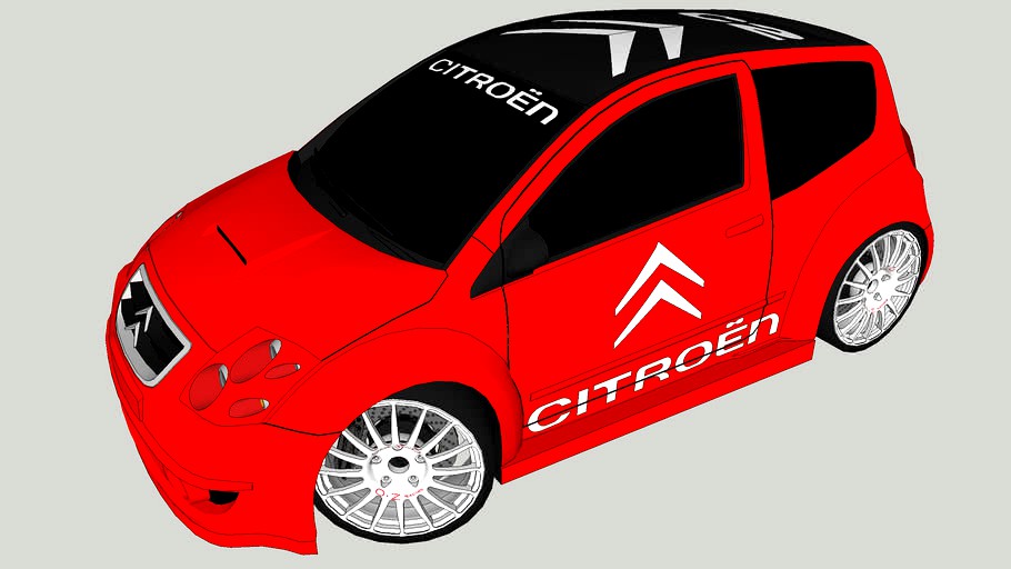 Modified Citroen C2 3d model