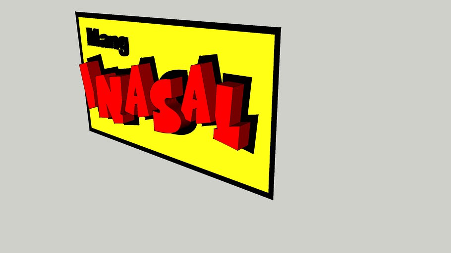 Mang Inasal Logo 3d model