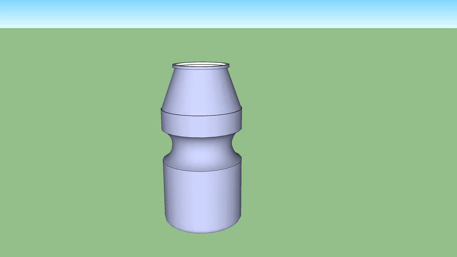Pote de Yakult 3d model