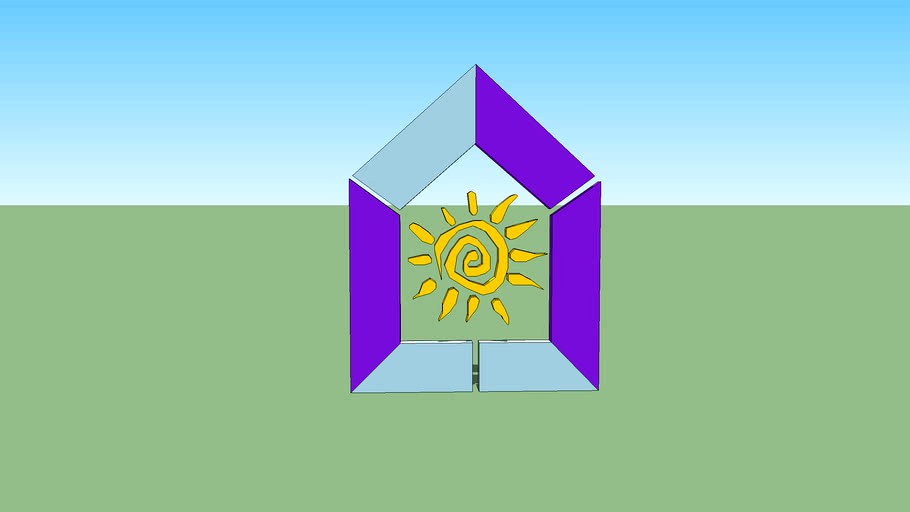 Lucas Learning logo 3d model