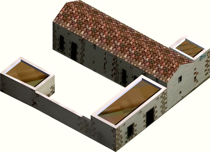 Edificio Tienda ULPGC 3d model