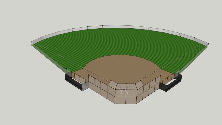 Ball Field 3d model