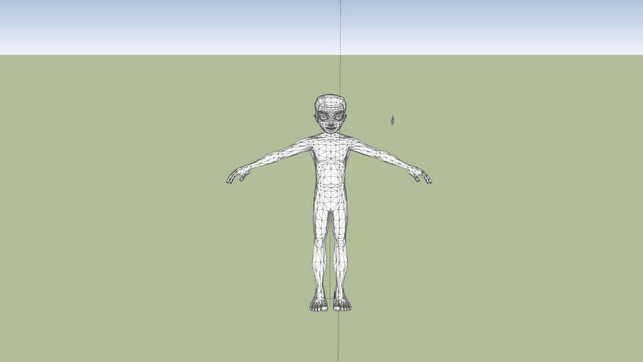 Male03_Anime01_Skeleton_MASTER 3d model