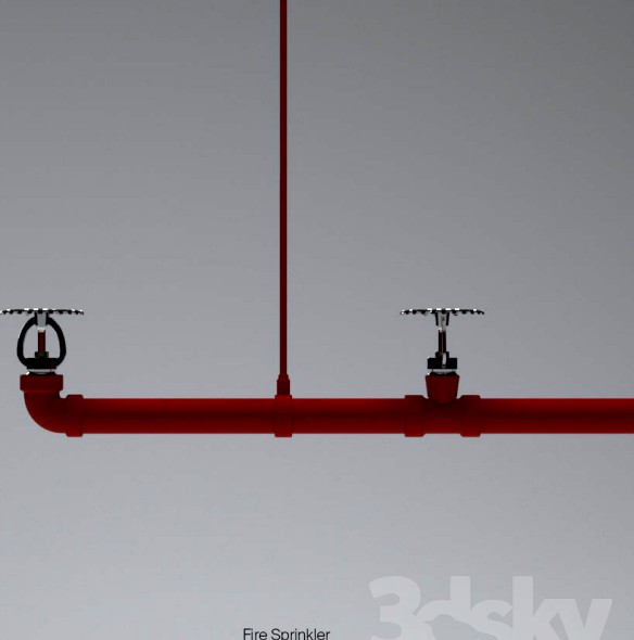 Fire sprinkler 3d model