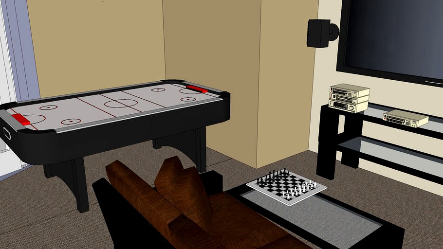game room 3d model