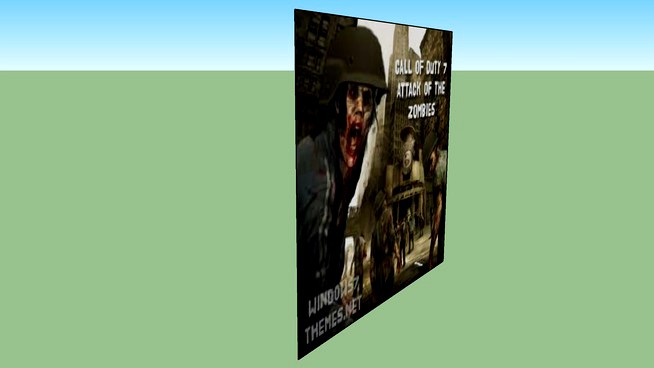 CoD zombies 3d model