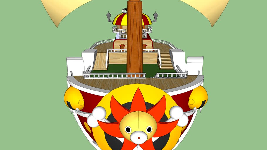 Thousand Sunny One piece 3d model