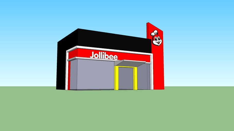 Jollibee Branch (6th version) 3d model