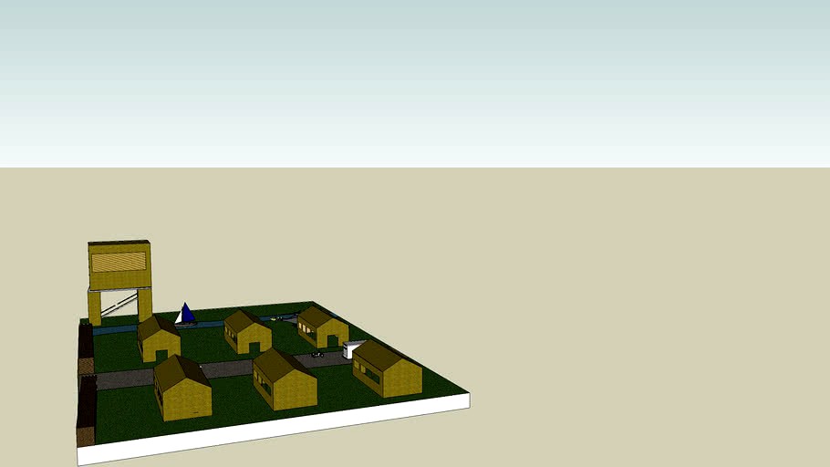 ww2 soldier barracks 3d model
