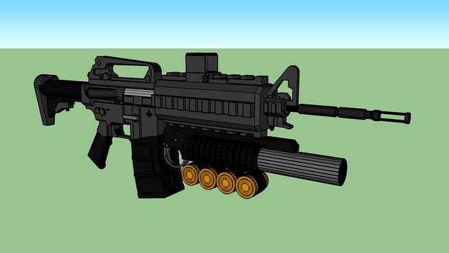 C8 Carbine 3d model
