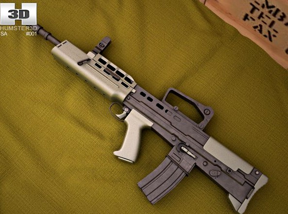 SA80 L85A1 3D Model