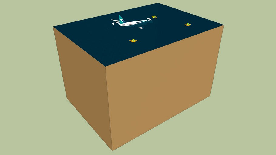 Plane Crash 3d model