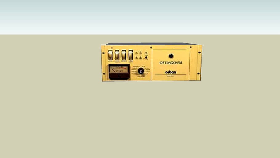 optimod 8100 3d model