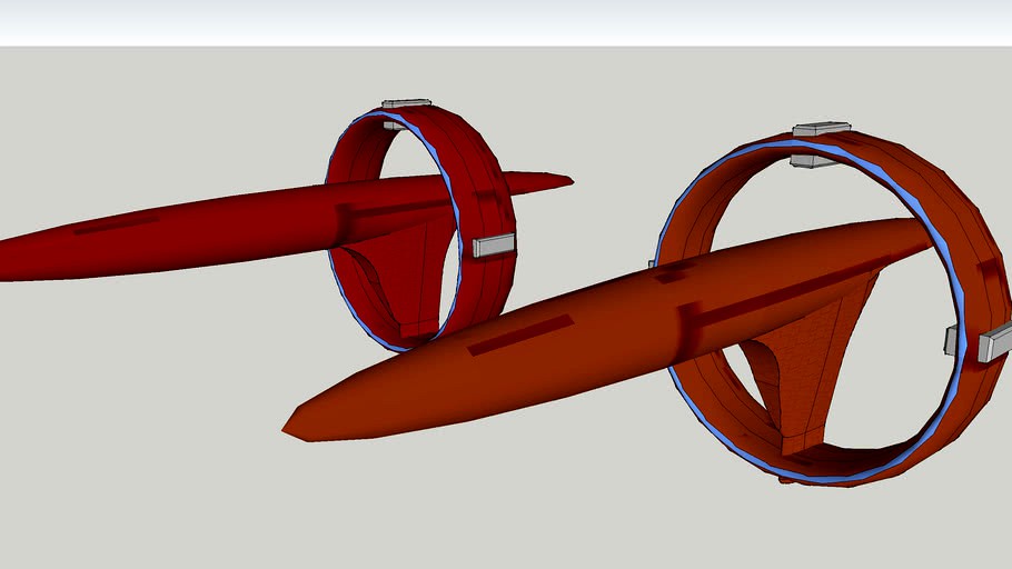 Vulcan Surak Class Ships (from the series 'Star Trek: Enterprise') 3d model