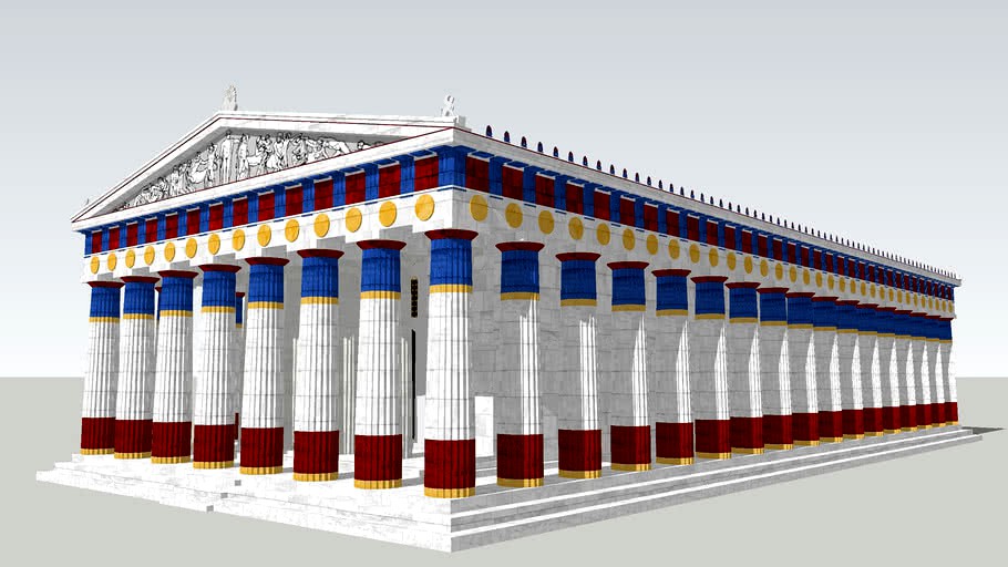 The Parthenon 3d model