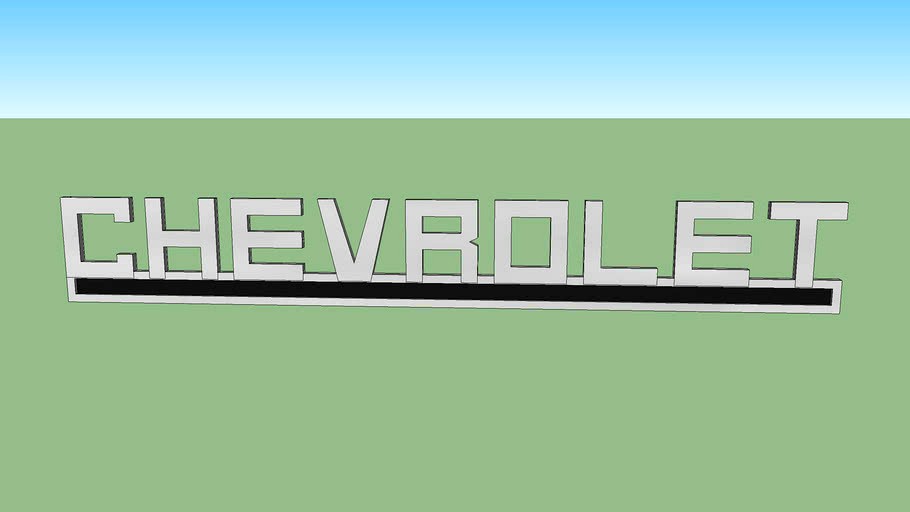 Chevrolet Emblem 3d model