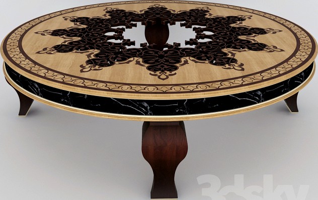 Arabic Desk 3d model