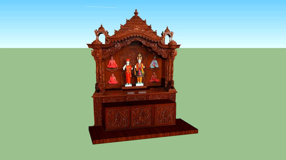 swaminarayn mandir(pooja) 3d model