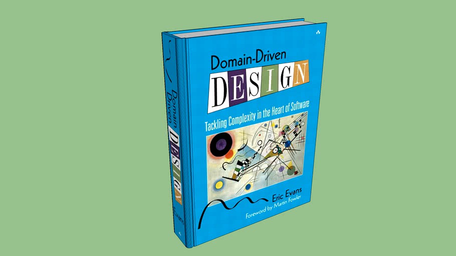 Domain Driven Design book 3d model
