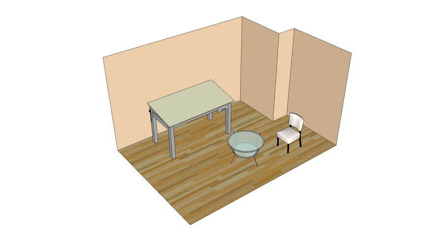 Room for IRender Tutorial 3d model