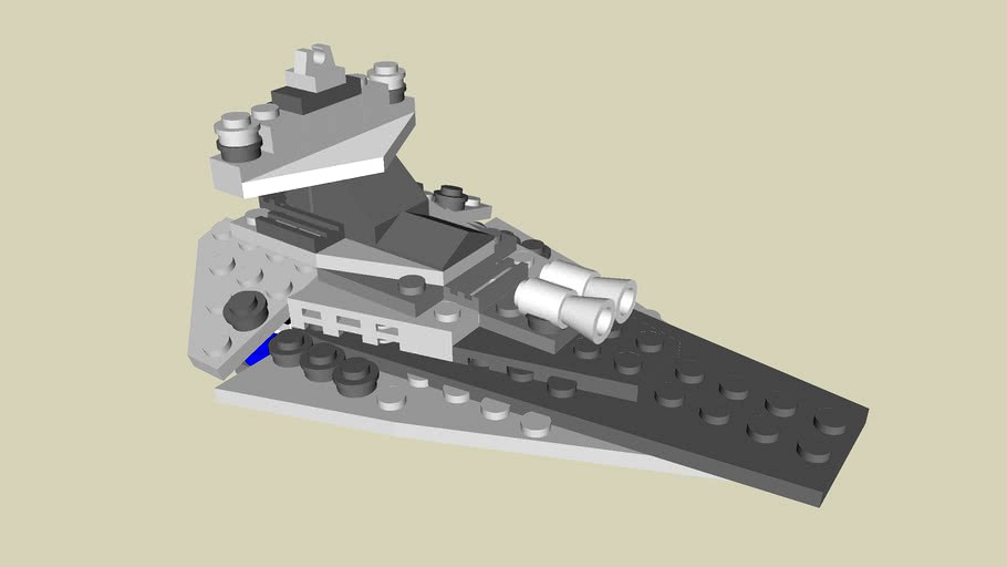 Lego Imperial Star destroyer minikit 3d model