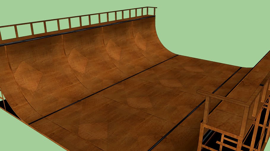 Large Halfpipe 3d model