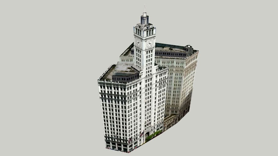 Wrigley Building 3d model