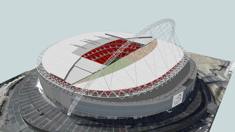 Wembley Stadium 3d model