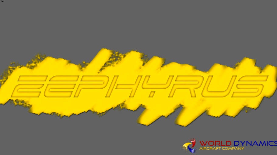 World Dynamics Zephyrus new logo 3d model