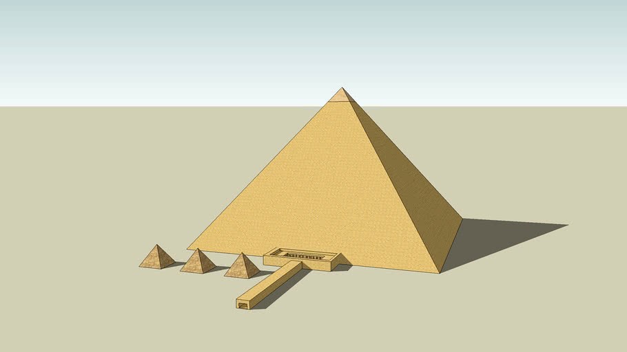Giza Pyramid 3d model