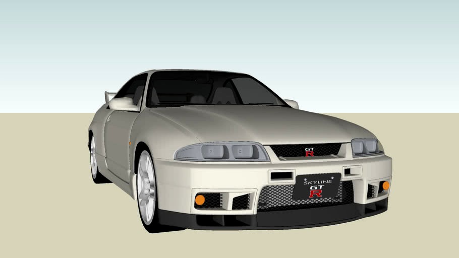 Nissan R33 GTR 3d model